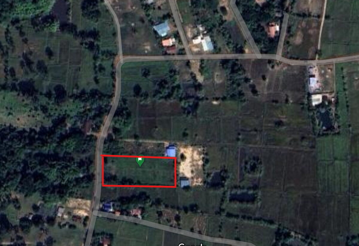 3 Rai of land with a rectangular shaped block | Thailand Real Estate ...