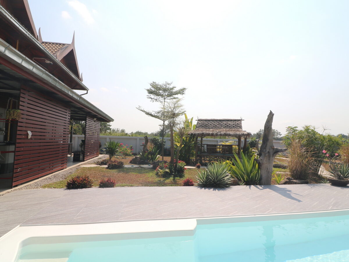 A Traditional Lanna Style 3 BRM, 3 BTH Home For Sale On 1 Rai, 25 Talang Wah, Khon San ...